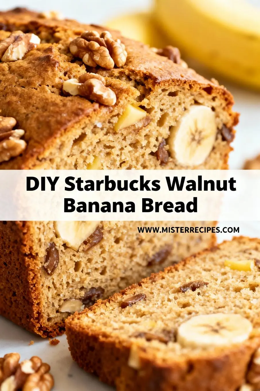 DIY Starbucks Walnut Banana Bread: Secret Moist Recipe Revealed! - Mr ...