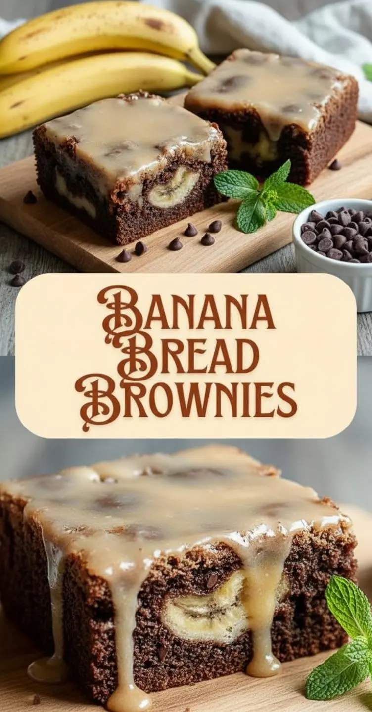 Banana Bread Brownies Dessert Recipe (Easy Fudgy & Moist) - Mr. Recipes