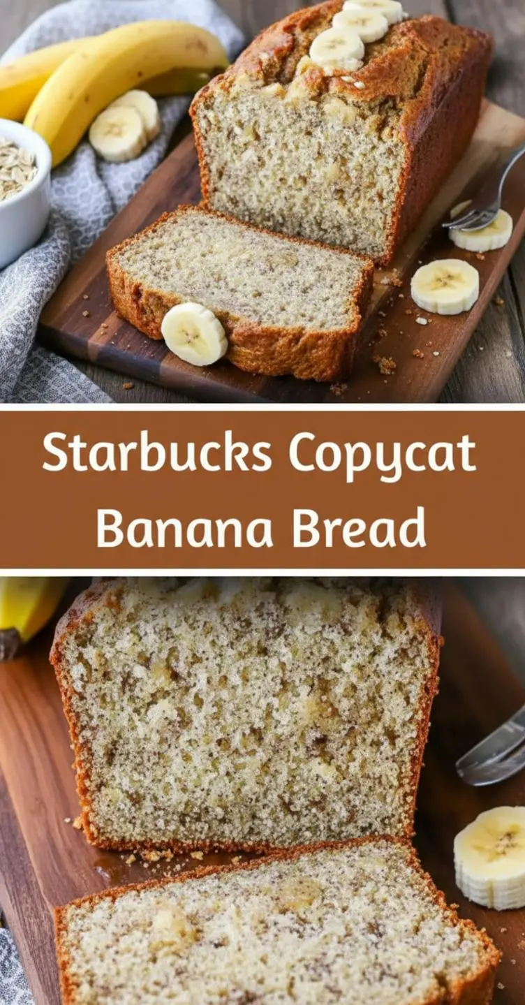 Copycat Starbucks Banana Bread: Moist Banana Nut Recipe You'll Love ...