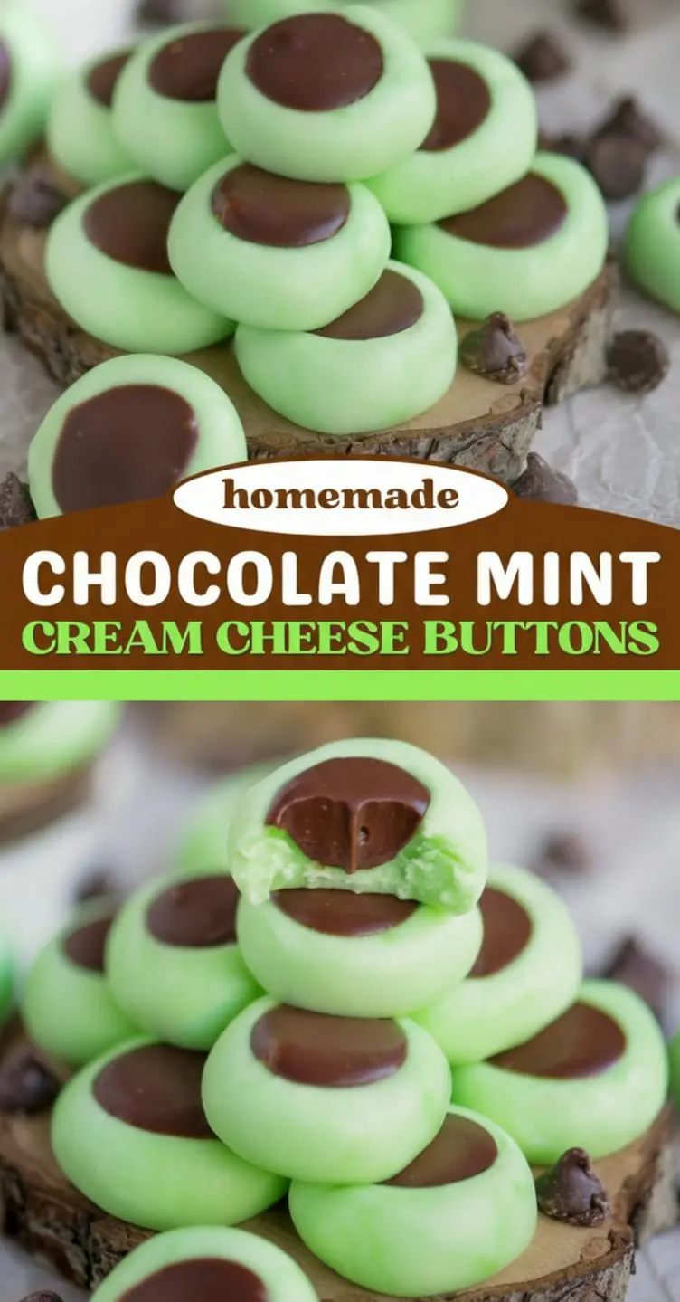 Chocolate Mint Cream Cheese Buttons: Your New Favorite St. Patrick's ...