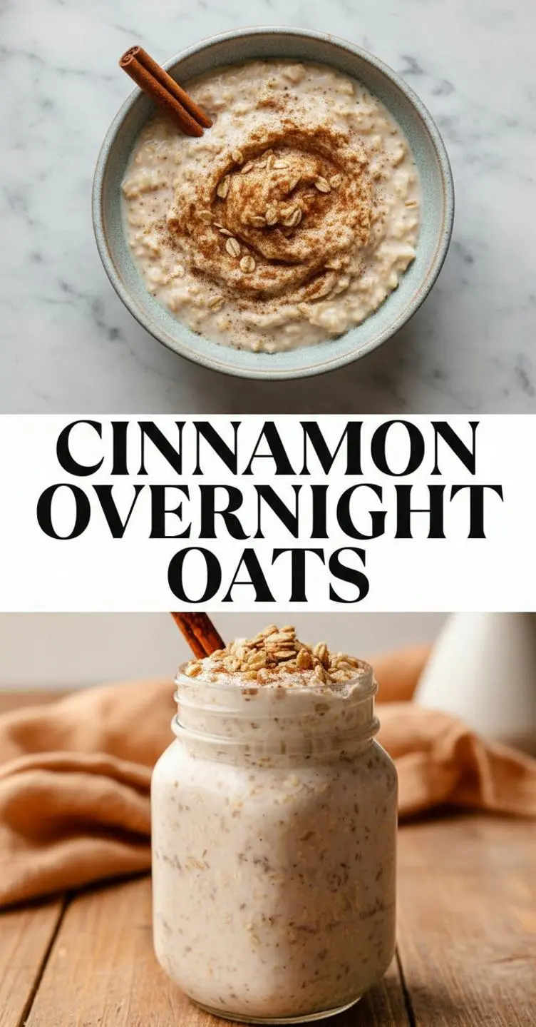 Creamy Cinnamon Overnight Oats: Your New Favorite Breakfast! - Mr. Recipes