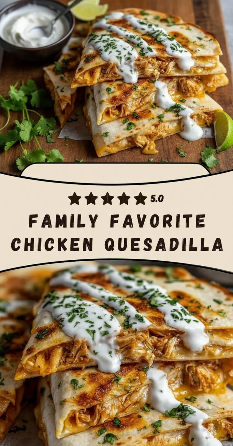 Family Favorite Chicken Quesadilla Recipe | Easy Cheesy Dinner - Mr ...