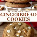 The Secret to Soft Chewy Gingerbread White Chocolate Chip Cookies - Mr ...