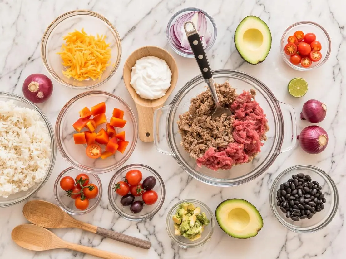 Quick Ground Beef Fajita Rice Casserole Ready in 30 Minutes Family ...
