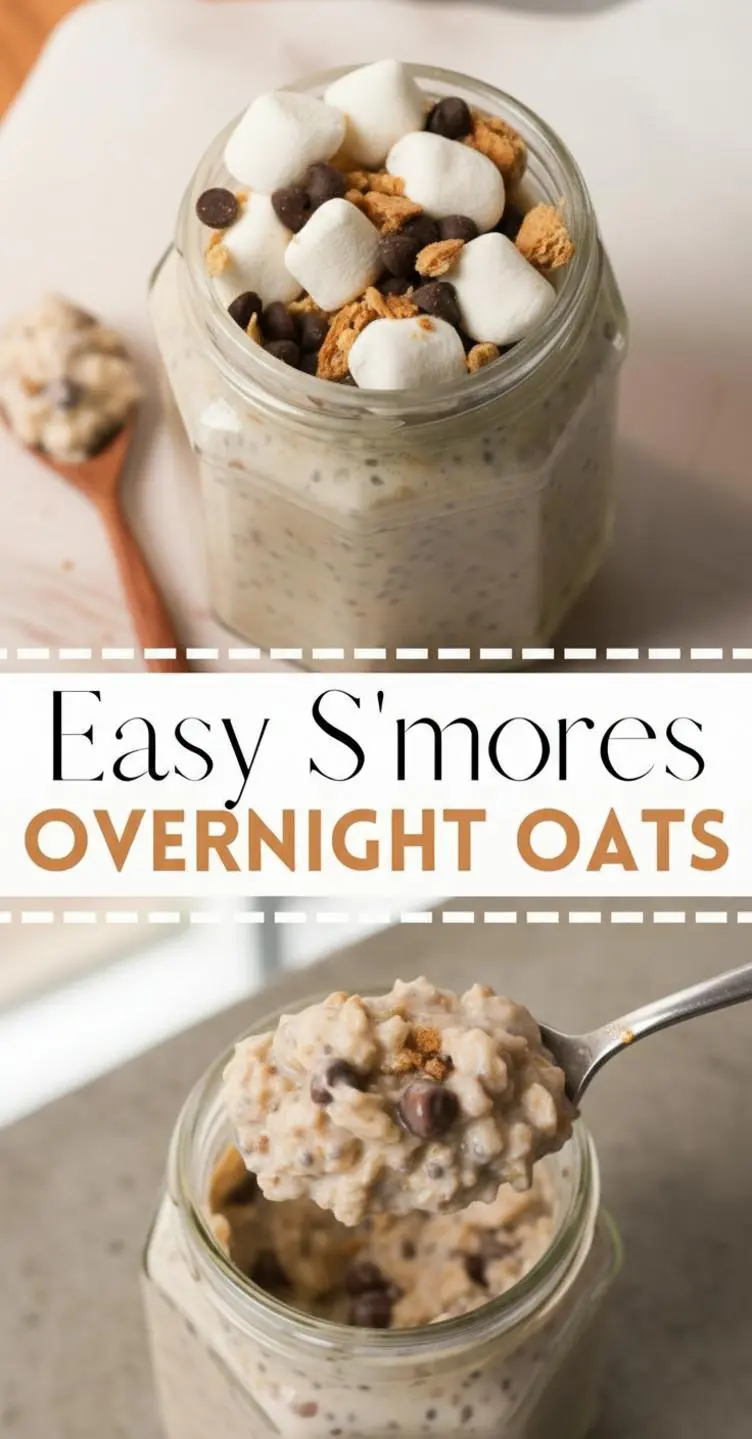 S'mores Overnight Oats Recipe: Healthy & Easy Breakfast - Mr. Recipes
