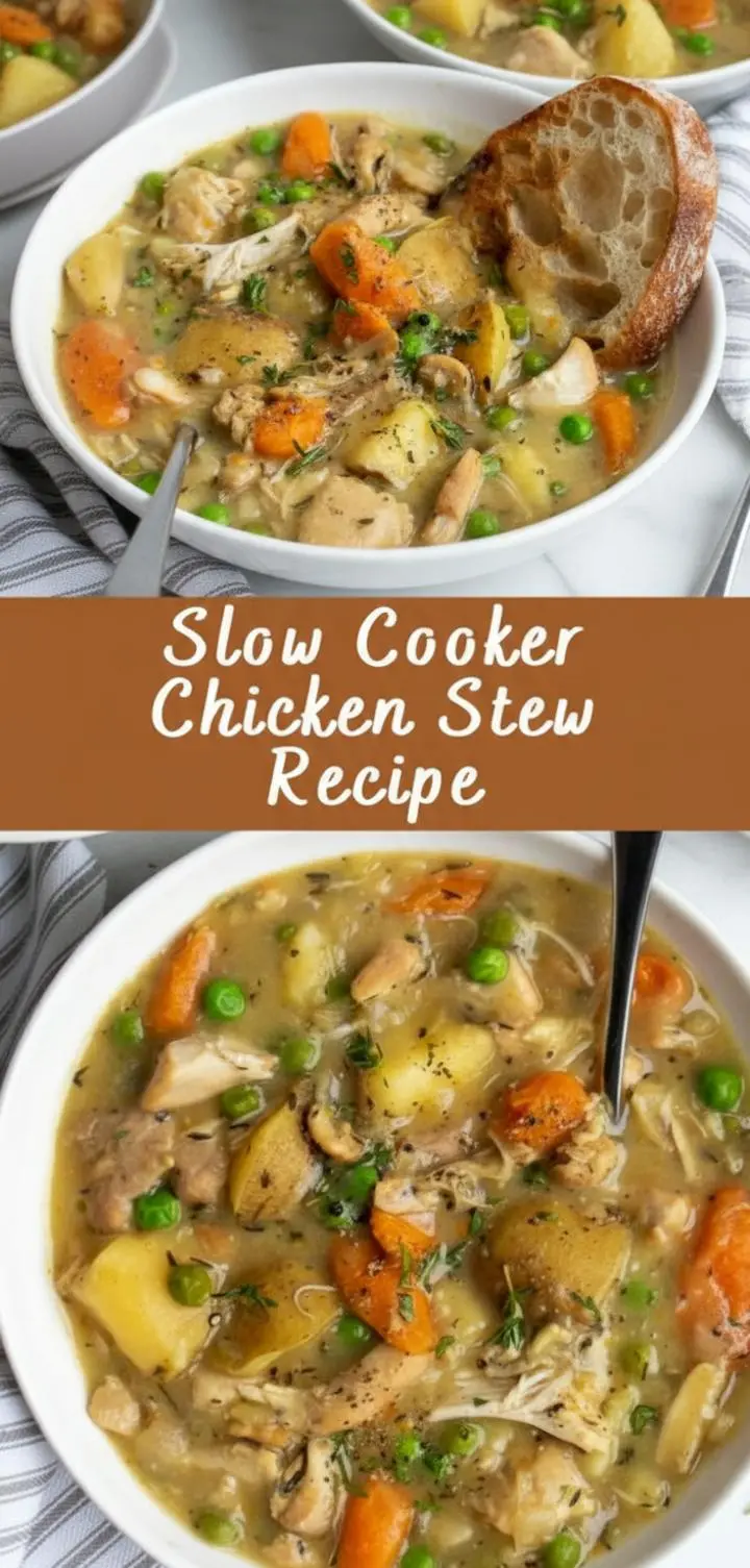 Slow Cooker Chicken Stew Recipe - Easy & Delicious Family Favorite ...