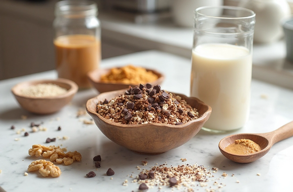 High Protein Brownie Batter Overnight Oats: Quick & Easy Breakfast ...