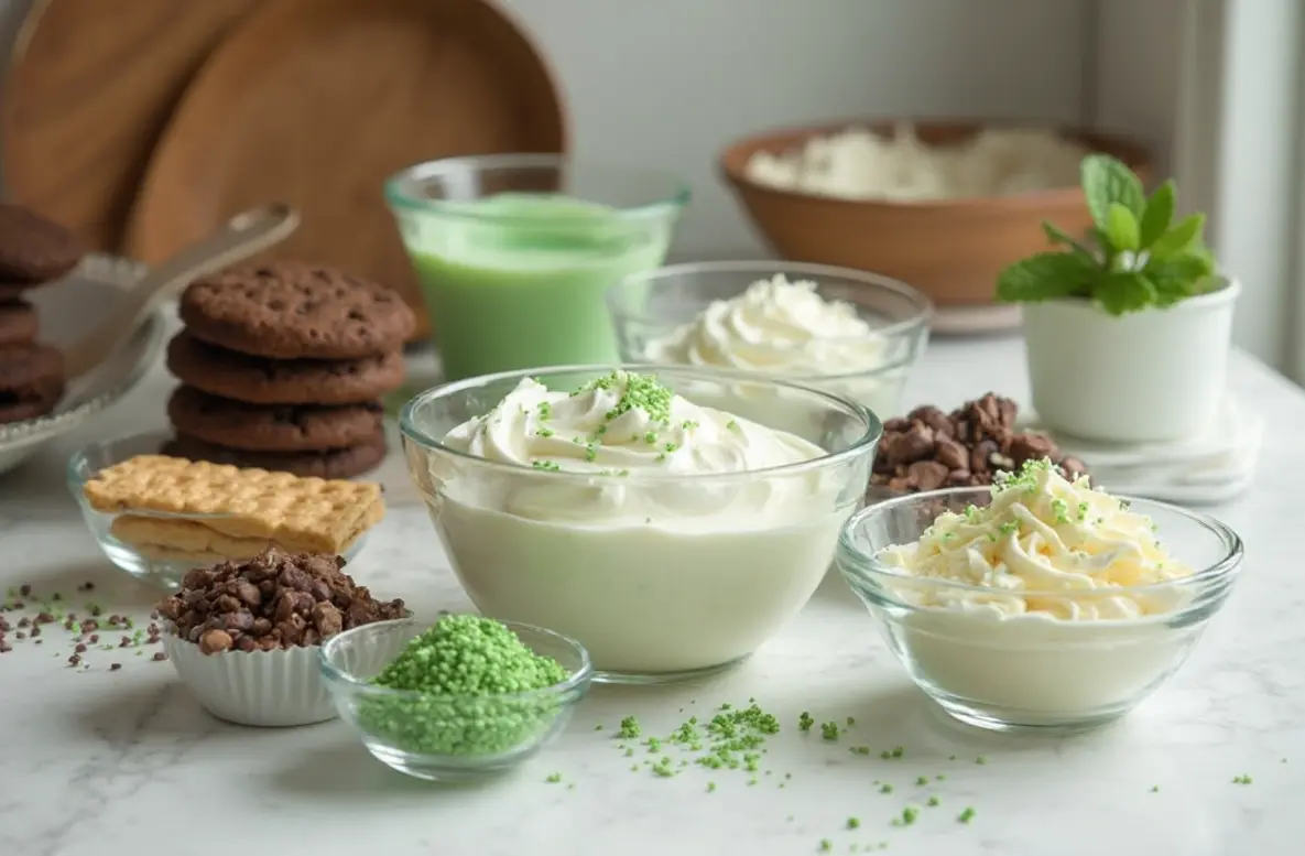 Easy No Bake Shamrock Swirl Pie You’ll Love! Quick & Creamy! - Mr. Recipes